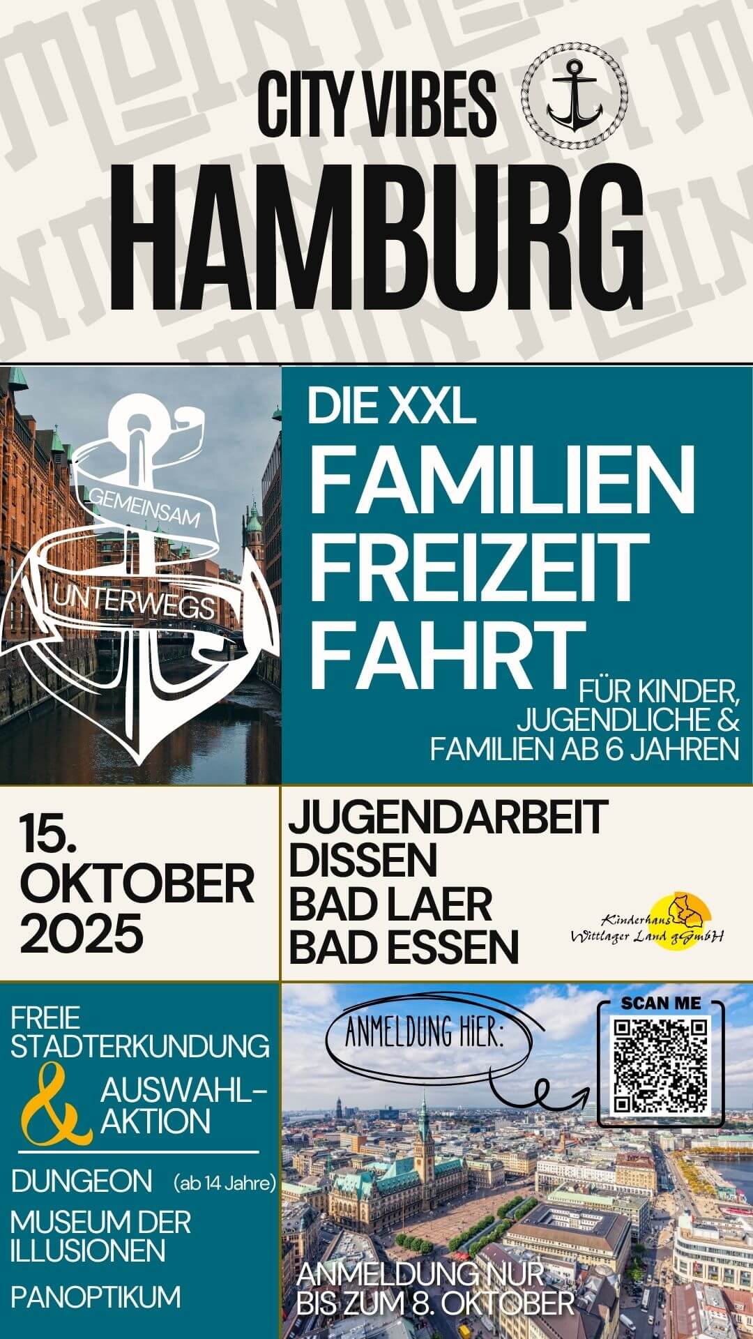 In den Ferien nach Hamburg - Verbund sozialer Dienste
